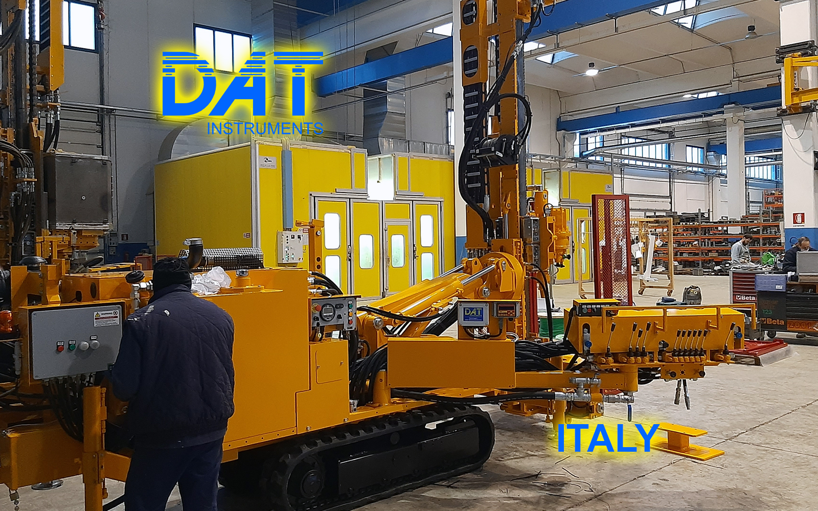 Data logger for mineral investigation installed at Beretta factory