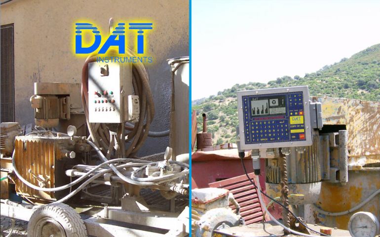 Los datalogger DAT instruments montados en todas las perforadoras